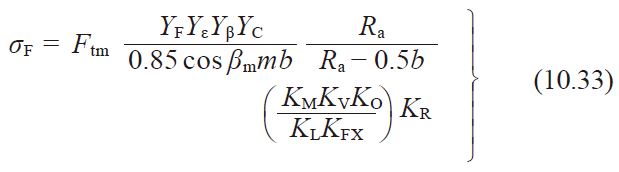 Bending Strength of Bevel Gears | KHK Gears